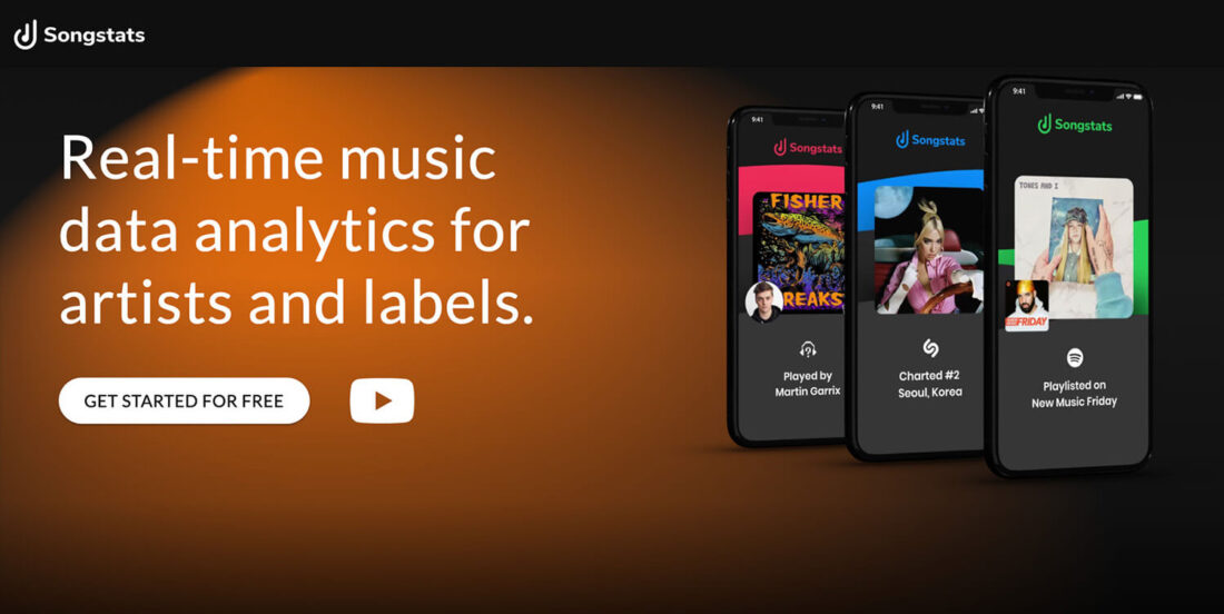 Songstats: Real-time music data analytics - FaderPro Blog